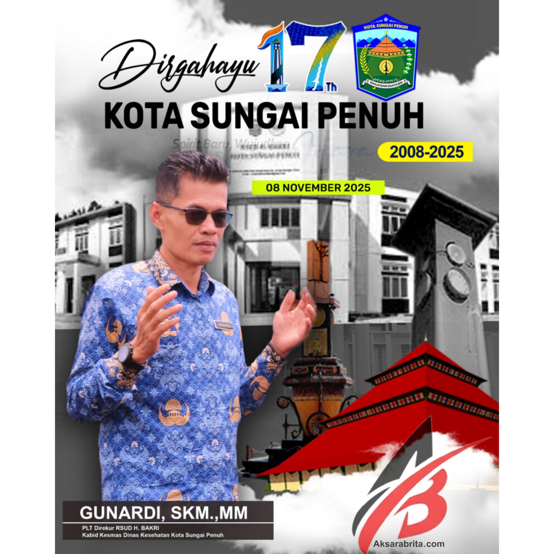 Gunardi: HUT ke-17 Kota Sungai Penuh Jadi Momentum Penguatan Mutu ...