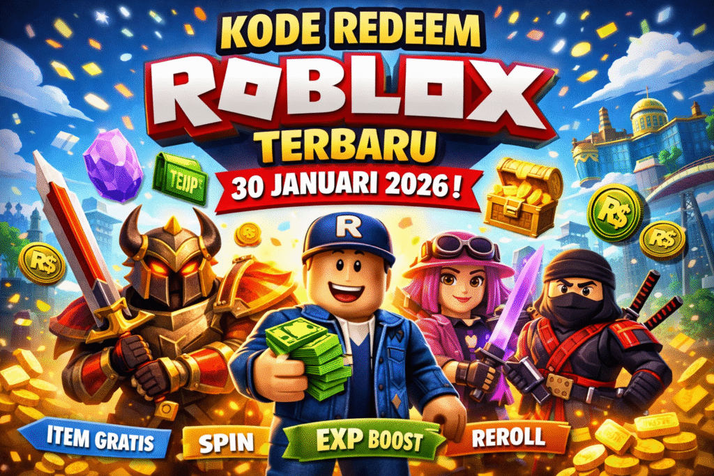 Cepat: Kode Redeem Roblox Terbaru Hari Ini 30 Januari 2026 ...